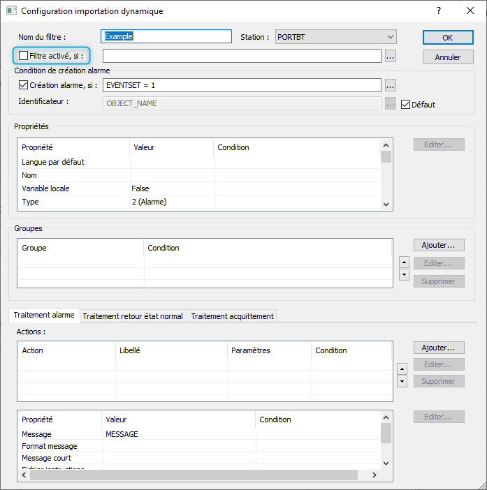 BACnet : Configuration des variables – Support Micromedia International